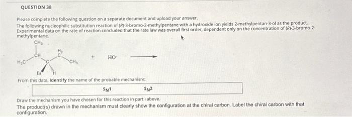 Solved QUESTION 38 Please complete the following question on | Chegg.com