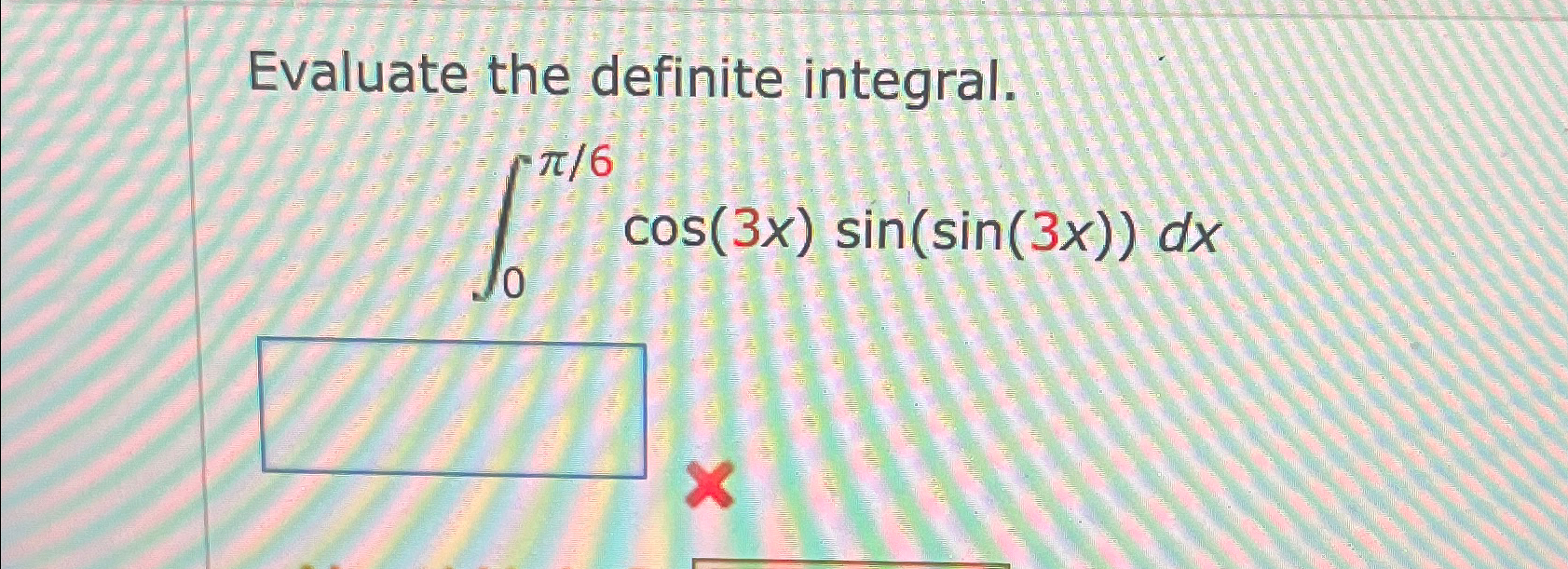 Solved Evaluate the definite | Chegg.com
