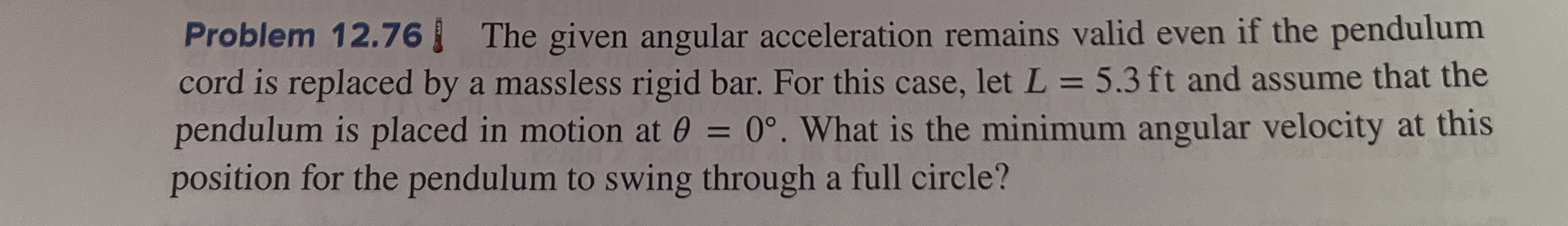 Solved Problem 12.76 ﻿The given angular acceleration remains | Chegg.com