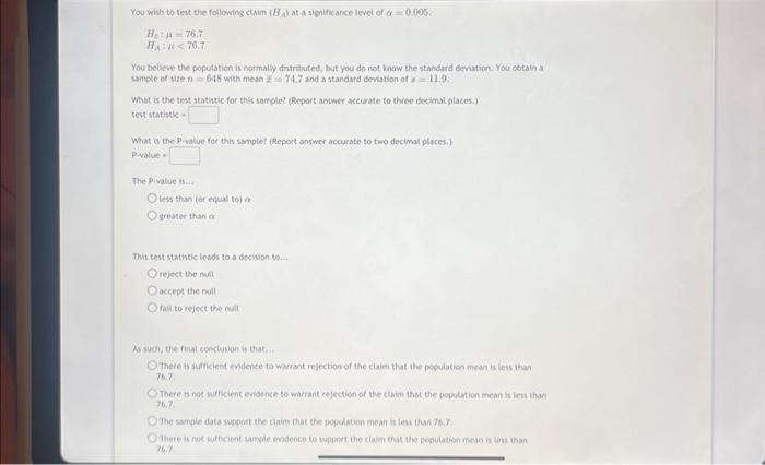 Solved You wish to test the following ctsim (HA) at a | Chegg.com