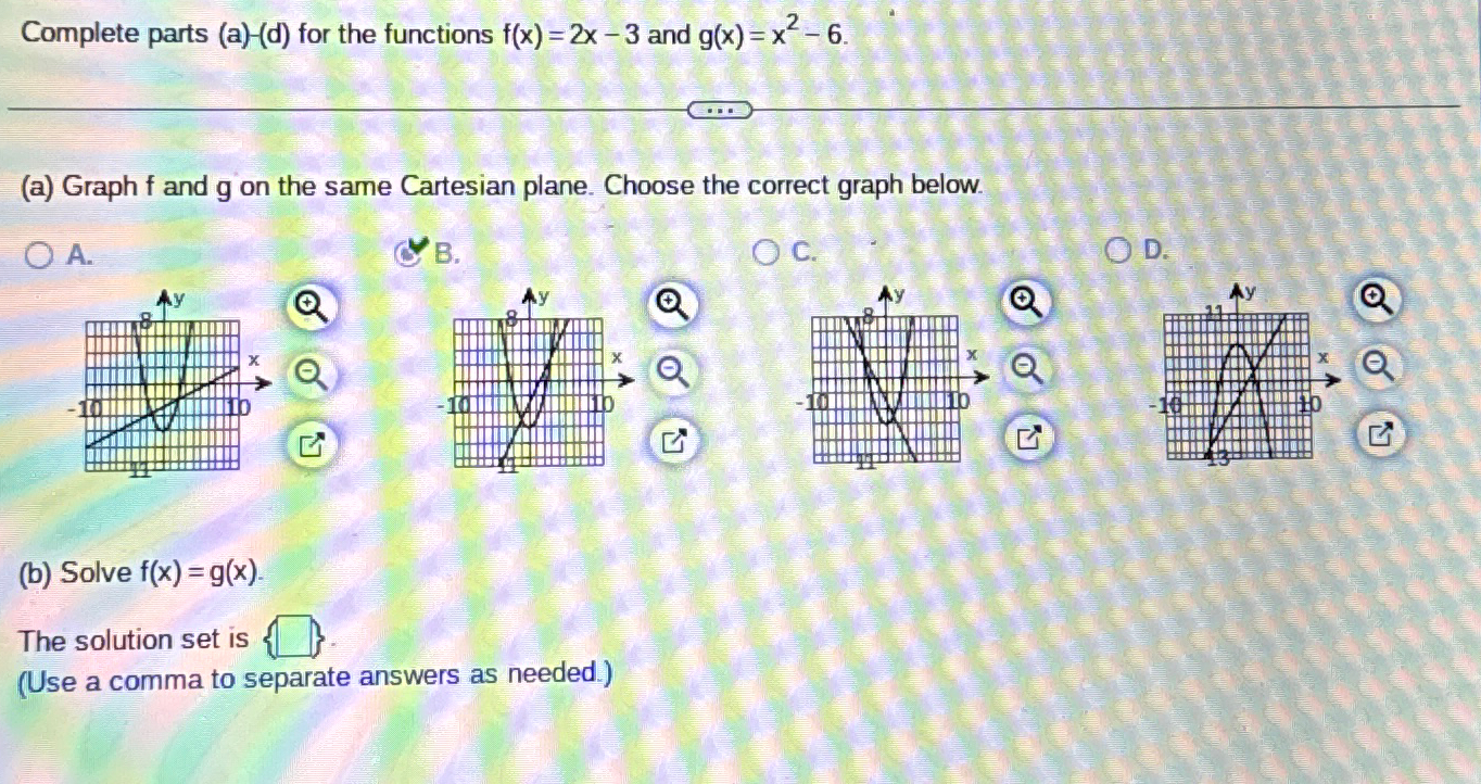 Solved Complete parts (a)-(d) ﻿for the functions f(x)=2x-3 | Chegg.com