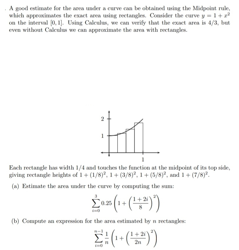 Solved Write Maple Code for the following:A good estimate | Chegg.com