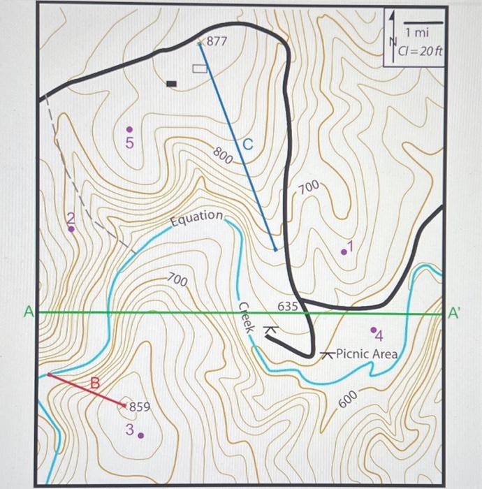 Solved the length lf the line C on the map is 2.68 inches. | Chegg.com