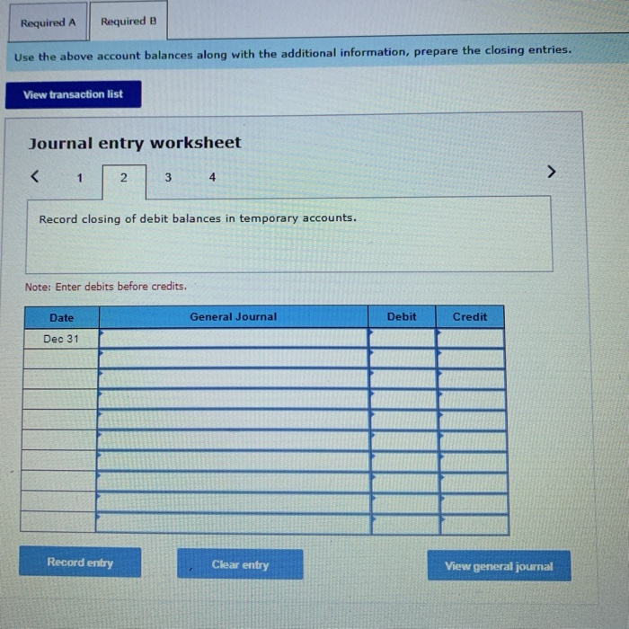 Solved The following list includes selected permanent | Chegg.com