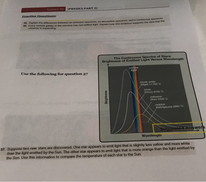 Solved: Science 30 [PHYSICS PART 2 Practice Questions: 1. ... | Chegg.com