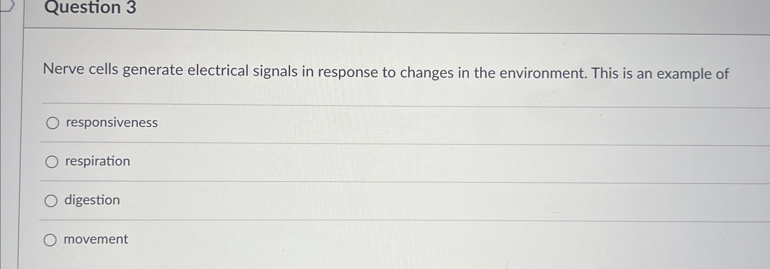 Solved Question 3Nerve cells generate electrical signals in | Chegg.com
