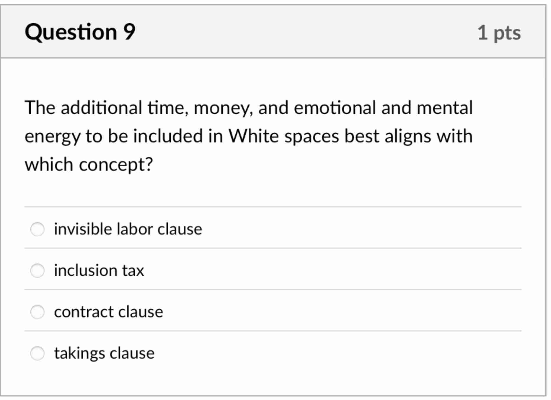 Solved Question 9The additional time, money, and emotional | Chegg.com