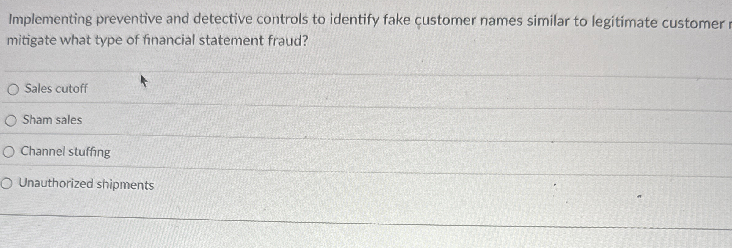 Solved Implementing preventive and detective controls to | Chegg.com