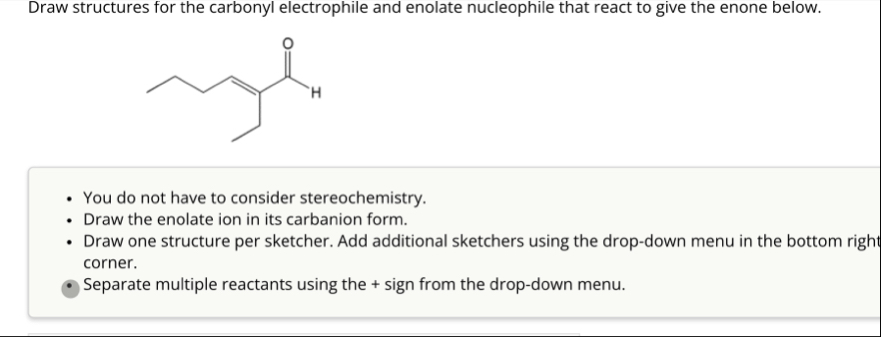 Solved Draw structures for the carbonyl electrophile and | Chegg.com