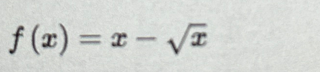 Solved f(x)=x-x2Compute f prime of x using the limit | Chegg.com