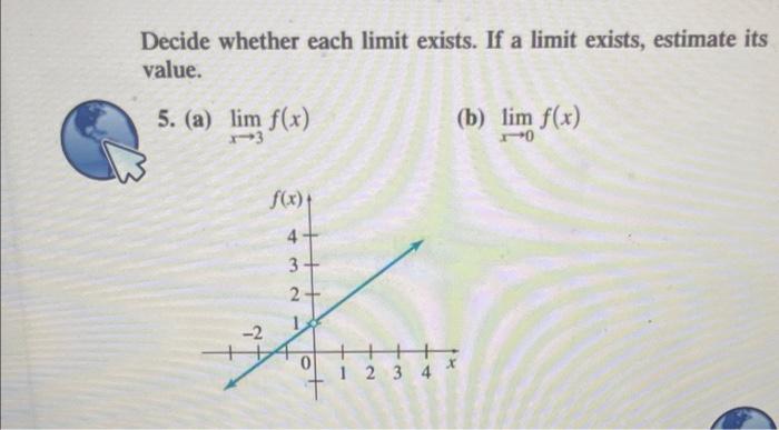 Solved Decide whether each limit exists. If a limit exists, | Chegg.com