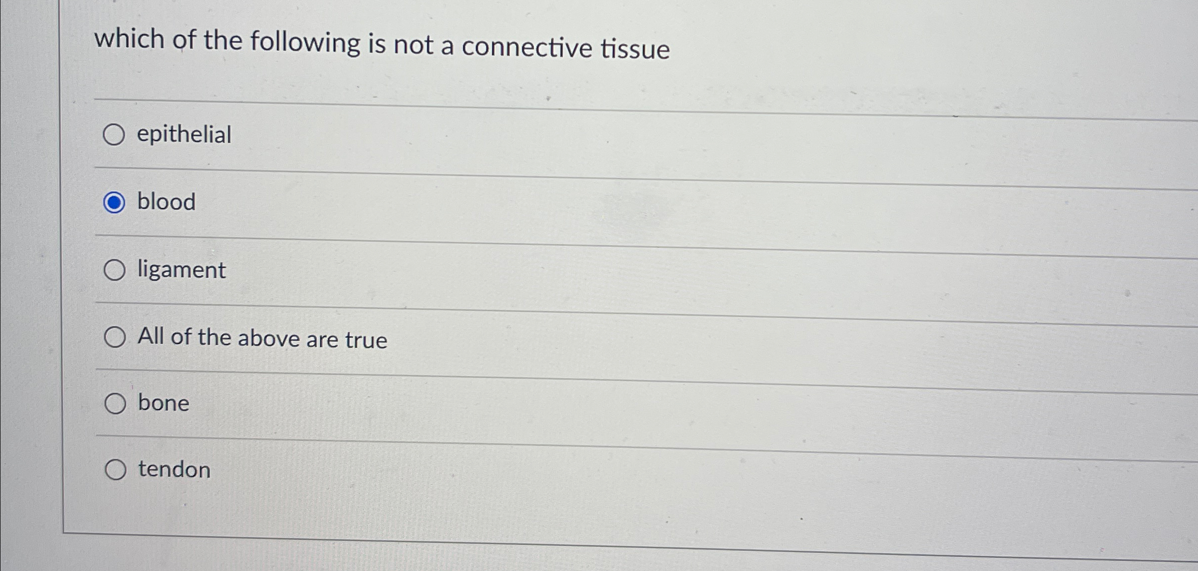 Solved which of the following is not a connective | Chegg.com