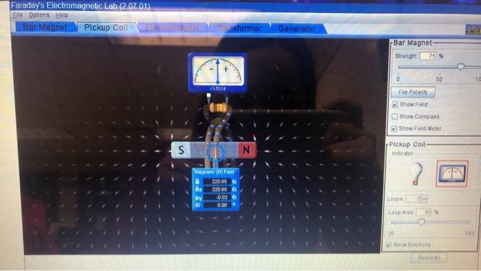 Faraday's Electromagnetic Lab (2.07.01) File | Chegg.com