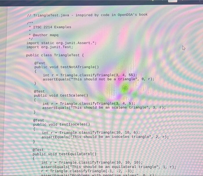 Solved - gain practice with JUnit test cases - gain | Chegg.com