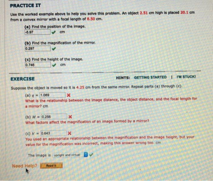 Solved PRACTICE IT Use the worked example above to help you | Chegg.com