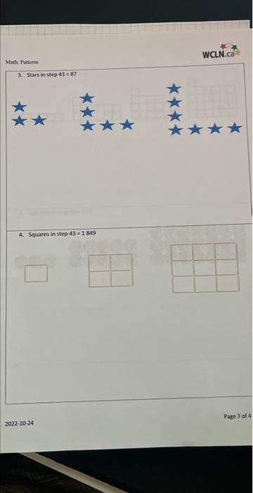 Solved 4. Squares in ste 43=1849 | Chegg.com