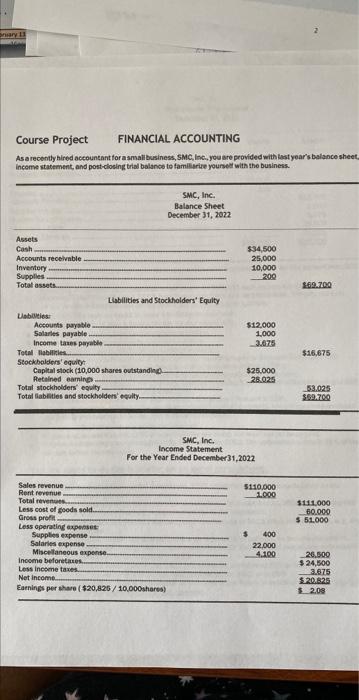Solved Assignment Summary You are asked to do the following | Chegg.com