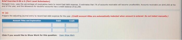 Solved Brief Exercise 8-06-b (Part Level Submission) | Chegg.com