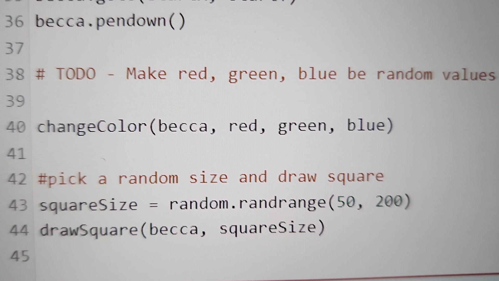 Solved In the location marked TODO (line 38), add lines of | Chegg.com