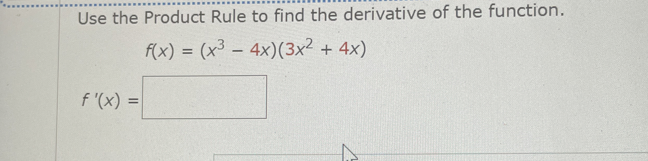 Solved Use the Product Rule to find the derivative of the | Chegg.com