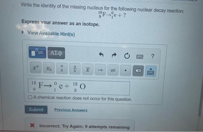 Solved Bismuth-211 decays by emitting an alpha particle. | Chegg.com