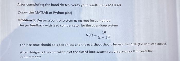 Solved After completing the hand sketch, verify your results | Chegg.com