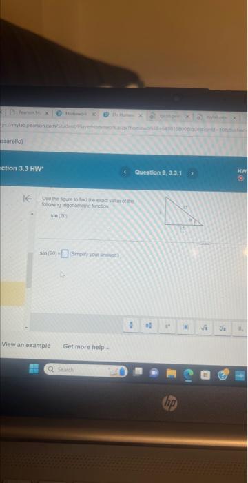 Solved sin(2P ) | Chegg.com