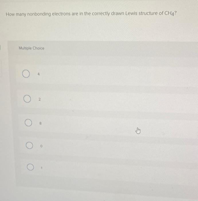 Solved How many nonbonding electrons are in the correctly | Chegg.com