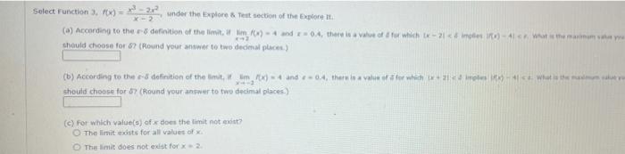 Solved Select Function ), POx) = ** 3x under the Explore & | Chegg.com