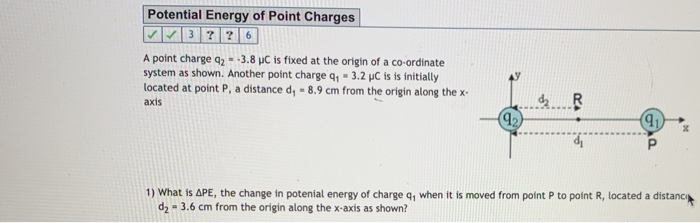 Solved Potential Energy of Point Charges A point charge Q2 | Chegg.com