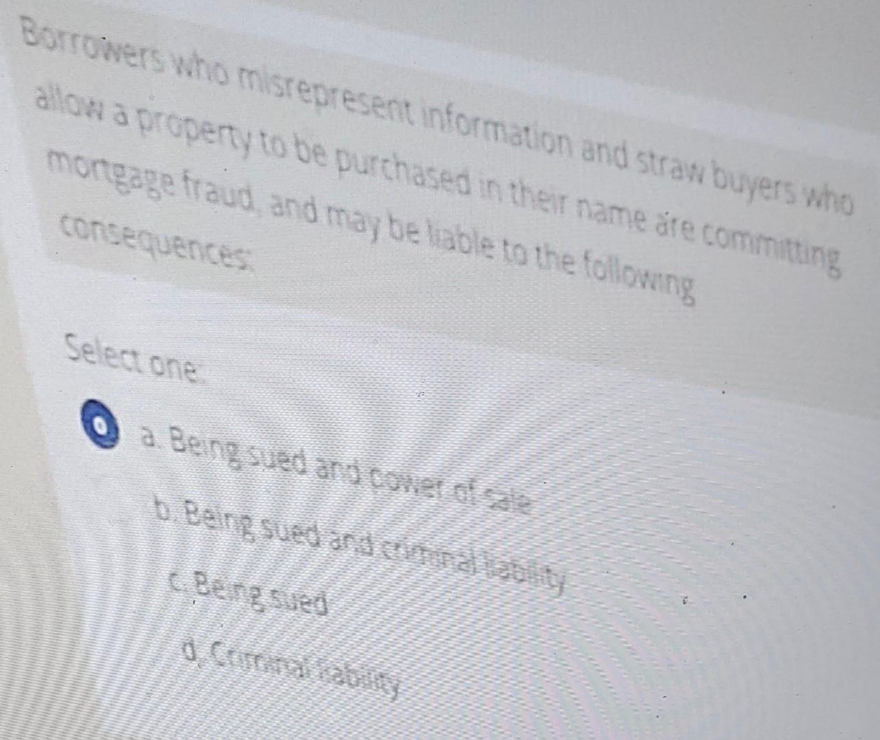 Solved corroivers who misrepresent information and straw | Chegg.com