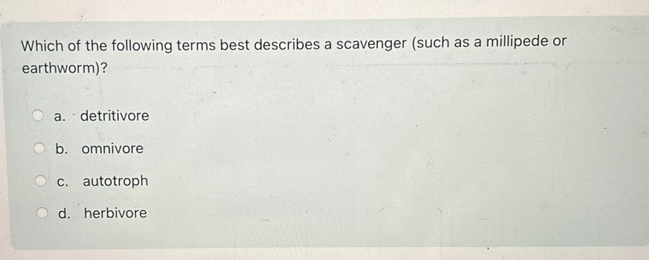 Solved Which of the following terms best describes a | Chegg.com