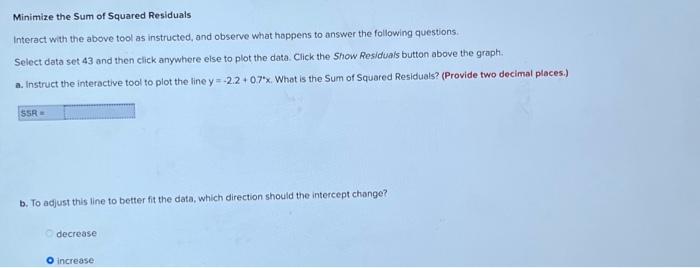 Solved Regression: Regression Concepts 4 (Algo) | Chegg.com