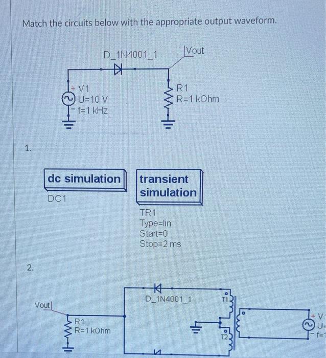 Solved Given: Vdiode =0.7 V. Calculate the peak output | Chegg.com