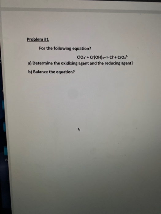 Solved Problem #1 For the following equation? clo; + | Chegg.com