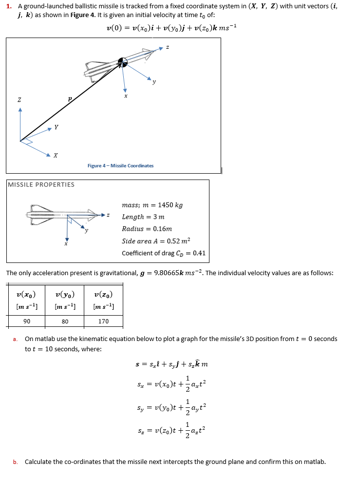 Solved Use matlab to answer question a and b | Chegg.com