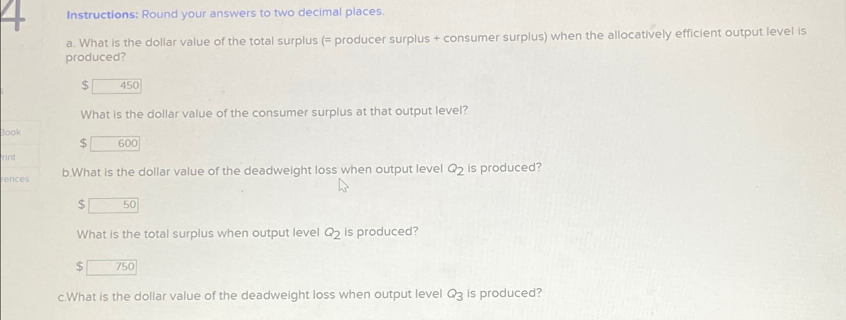 Solved ADVANCED ANALYSIS Assume the following values for the | Chegg.com