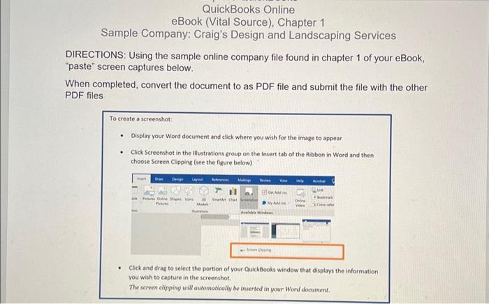 QuickBooks Online eBook (Vital Source), Chapter 1 | Chegg.com