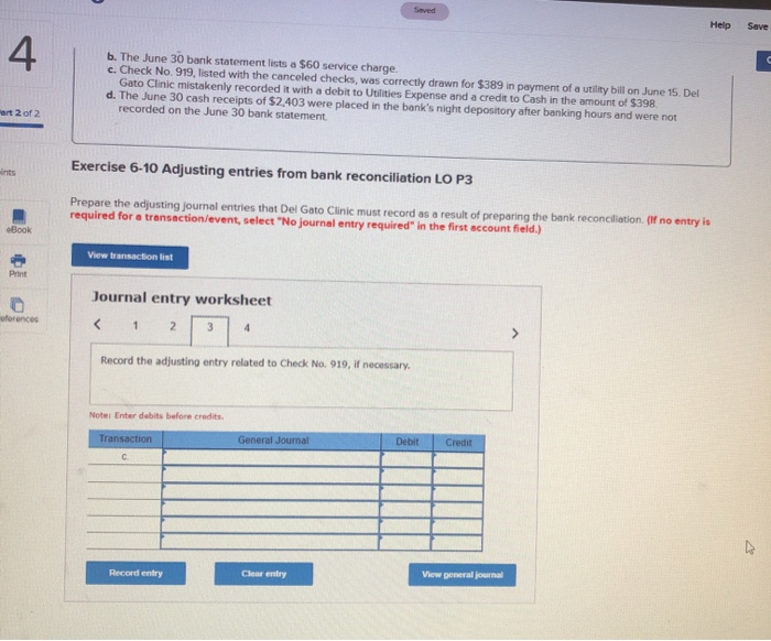 Solved mework * Inco Saved Help Save & Exit Submit Check my | Chegg.com
