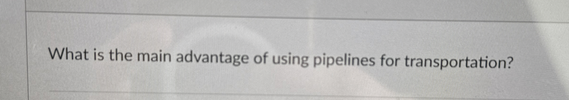 Solved What is the main advantage of using pipelines for | Chegg.com