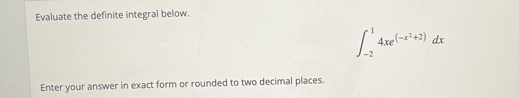 Solved How to solve Evaluate the definite integral | Chegg.com