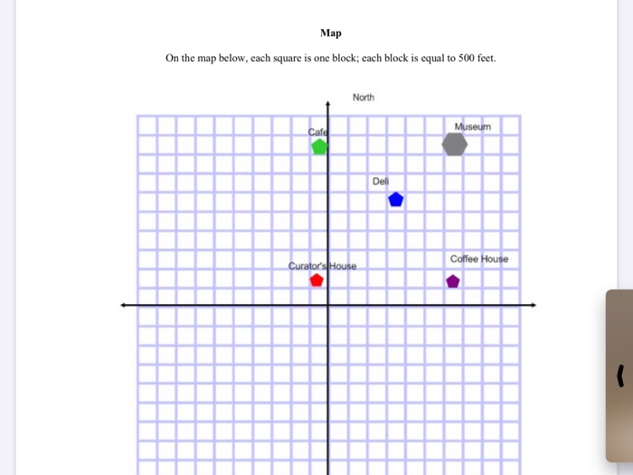 Solved 1. 1. How many blocks did he walk from his house, to | Chegg.com
