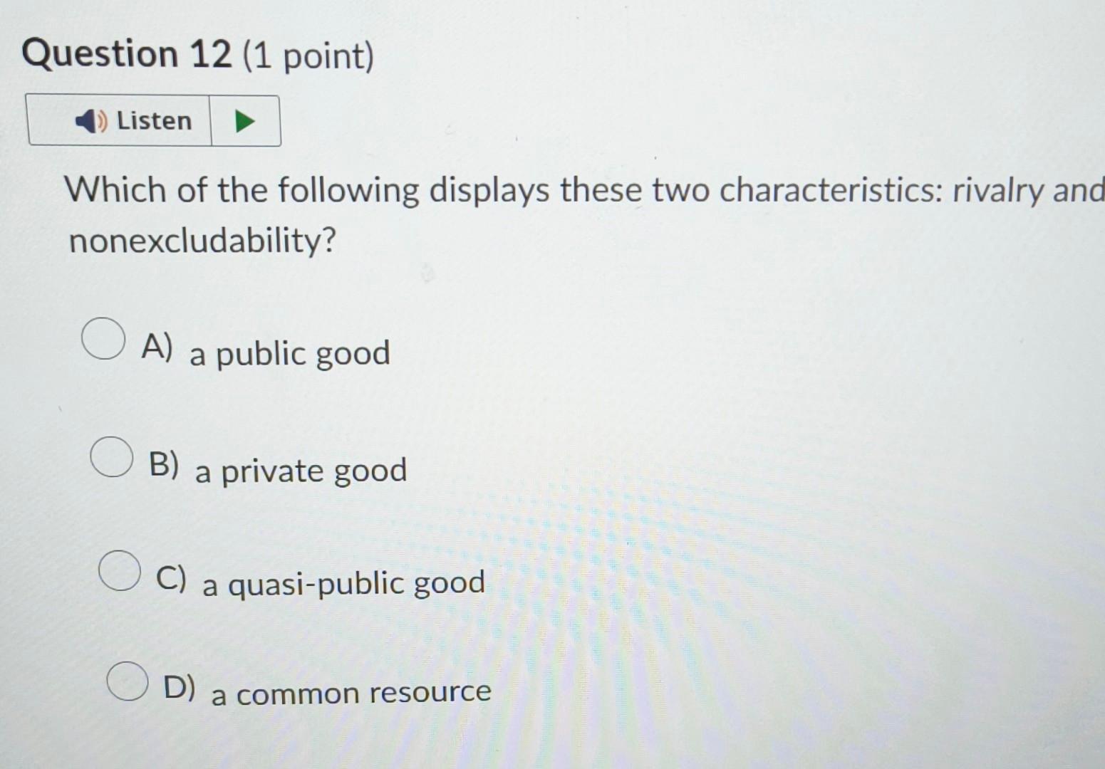 Solved Which of the following displays these two | Chegg.com