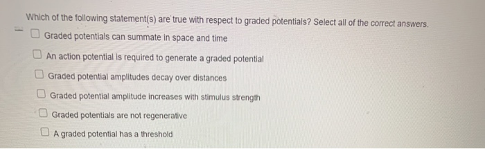 Solved Which of the following statement(s) are true with | Chegg.com