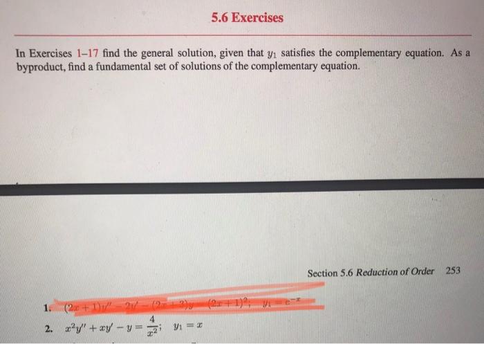 Solved In Exercises 1-17 find the general solution, given | Chegg.com