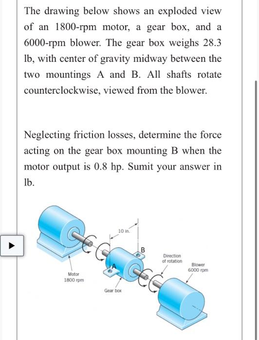 Solved The drawing below shows an exploded view of an | Chegg.com