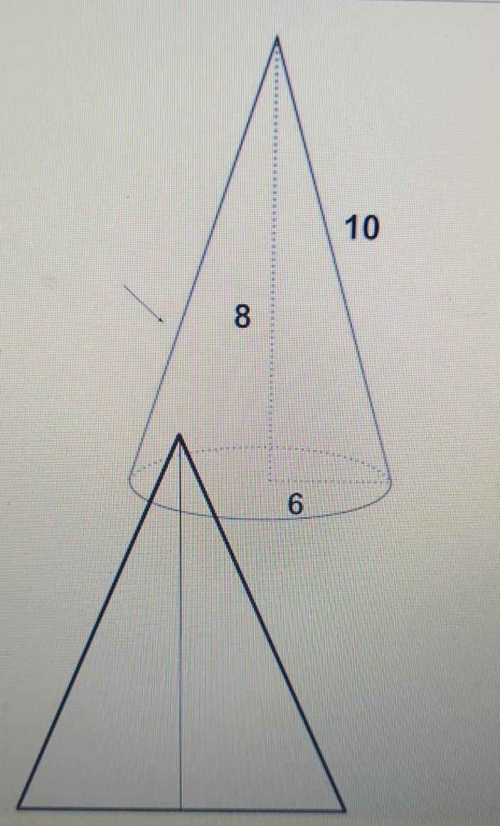 Solved 5) For the cone label the following: Lateral Surface, | Chegg.com