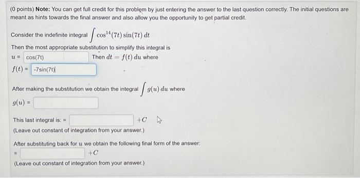 Solved ( 0 points) Note: You can get full credit for this | Chegg.com