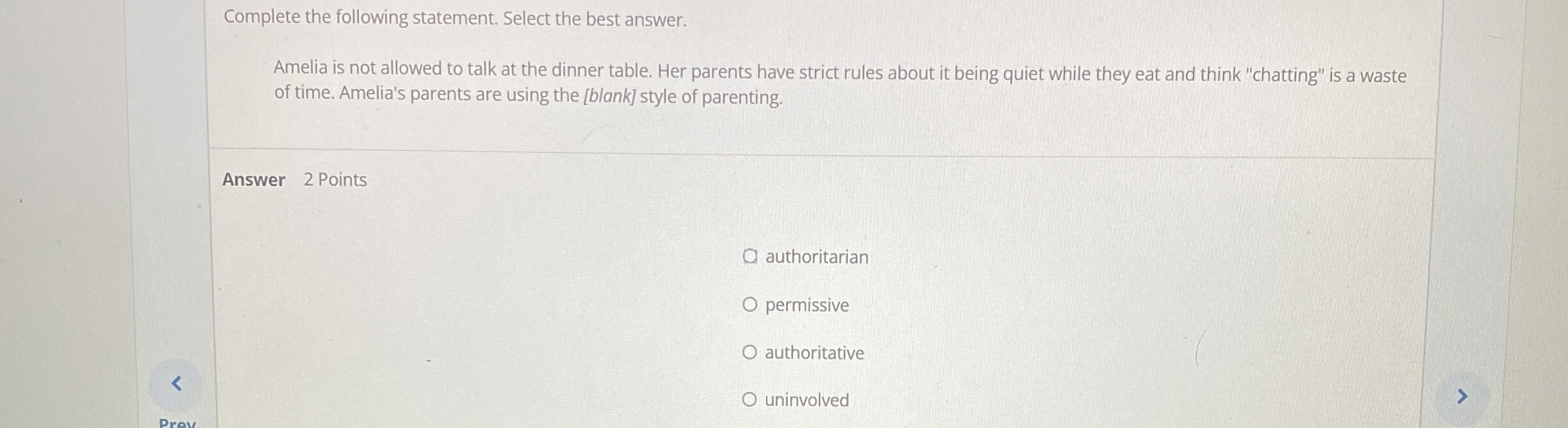 Solved Complete the following statement. Select the best | Chegg.com