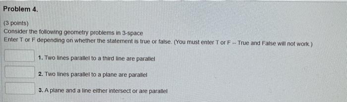 Solved Problem 4. (3 points) Consider the following geometry | Chegg.com